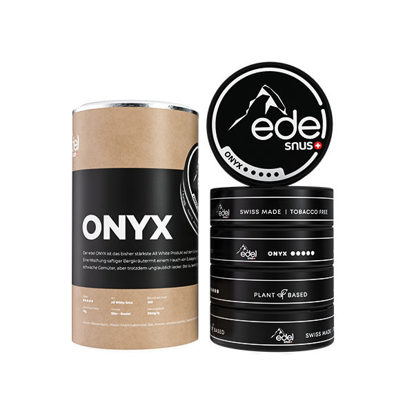 edel Onyx Bigpack AW | Swiss Made All White Snus | Snushus.eu